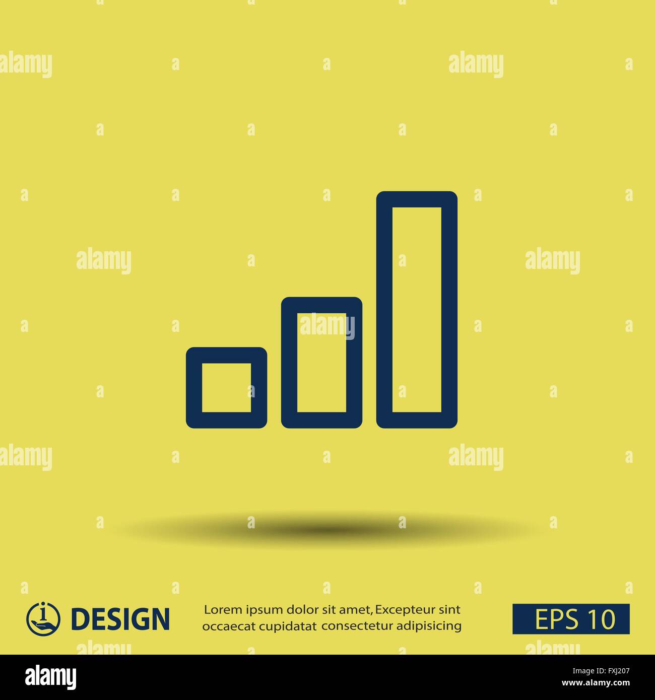 Pictograph of graph Stock Vector Image & Art - Alamy