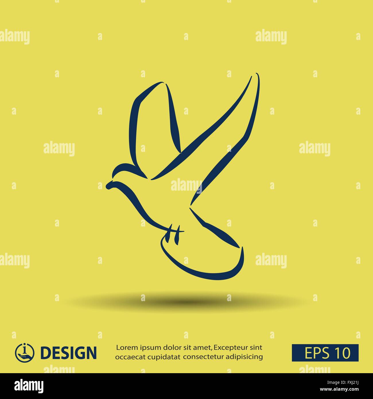 Pictograph of bird Stock Vector Image & Art - Alamy