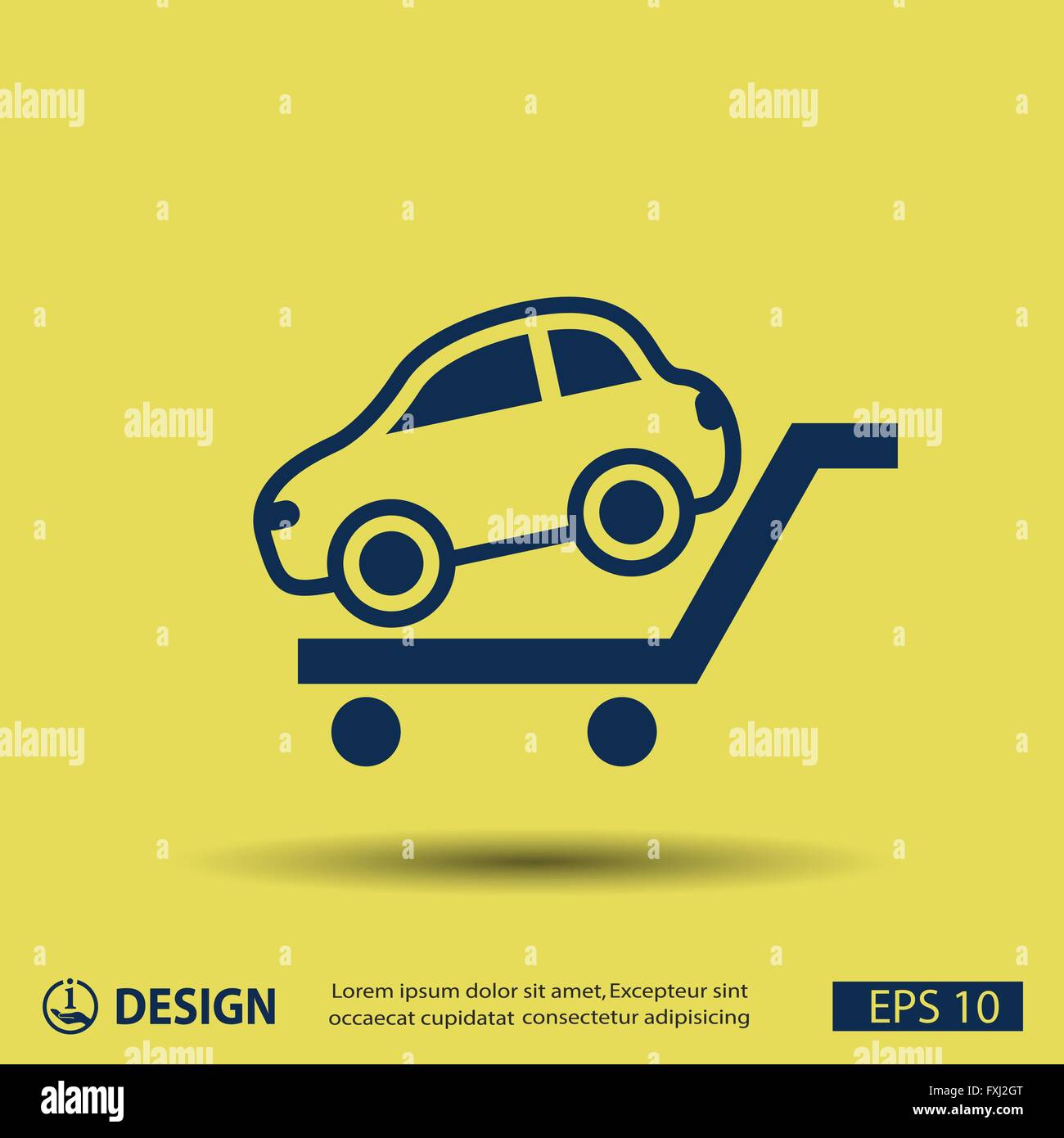 Pictograph of car Stock Vector Image & Art - Alamy