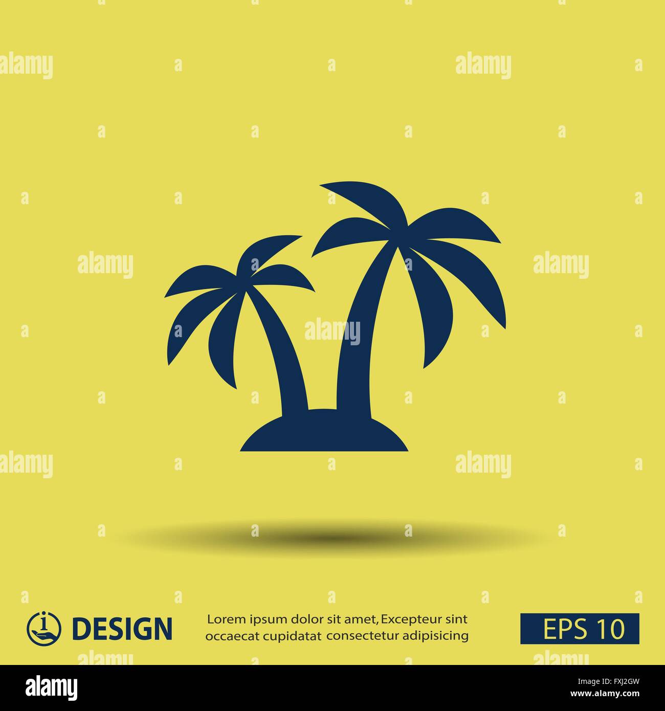 Pictograph of island Stock Vector Image & Art - Alamy