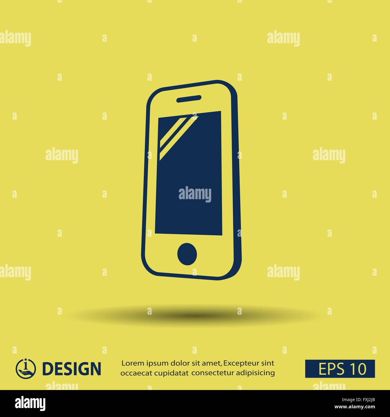 Pictograph of mobile Stock Vector Image & Art - Alamy