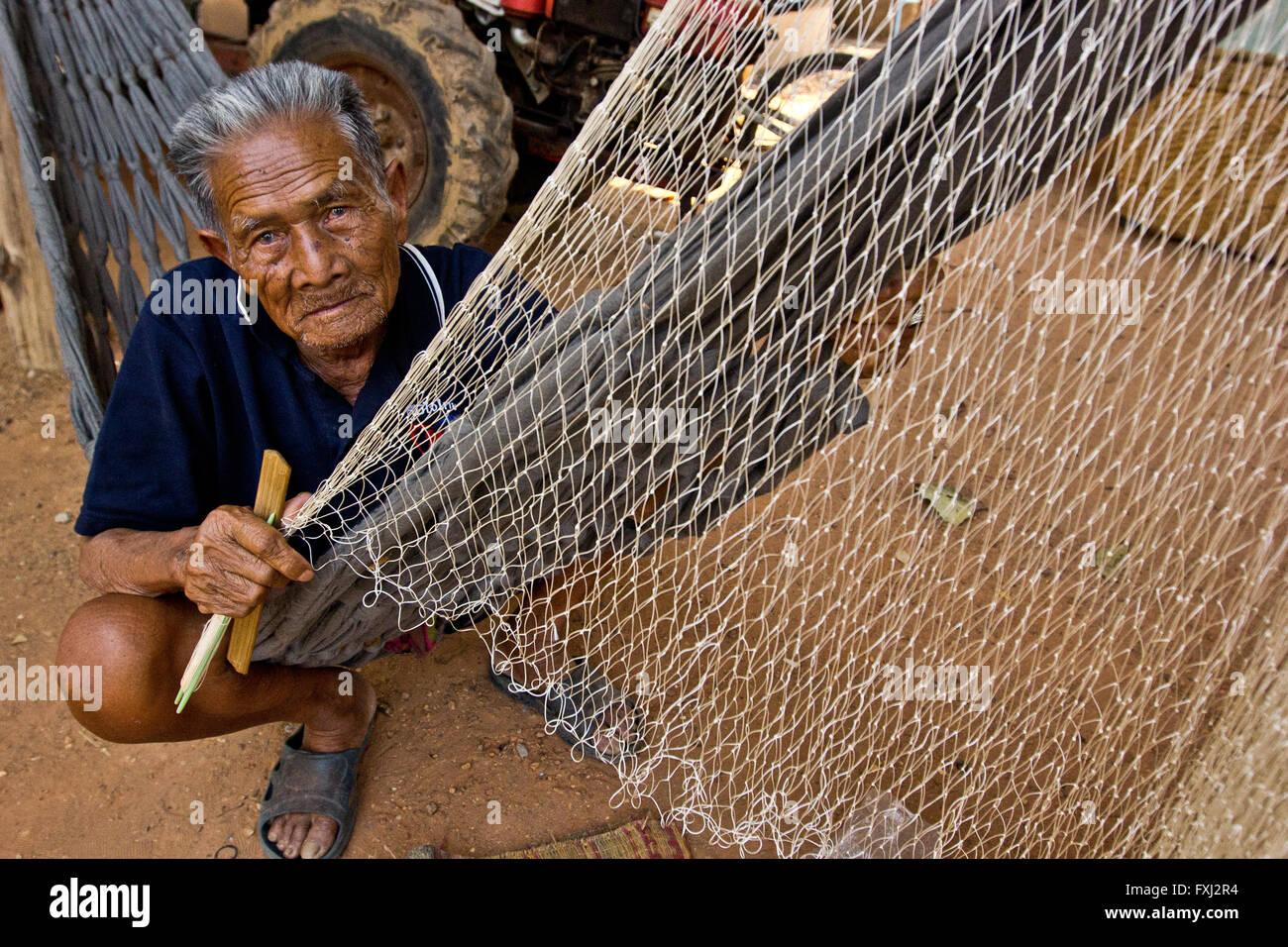 Old man thailand hi-res stock photography and images - Alamy