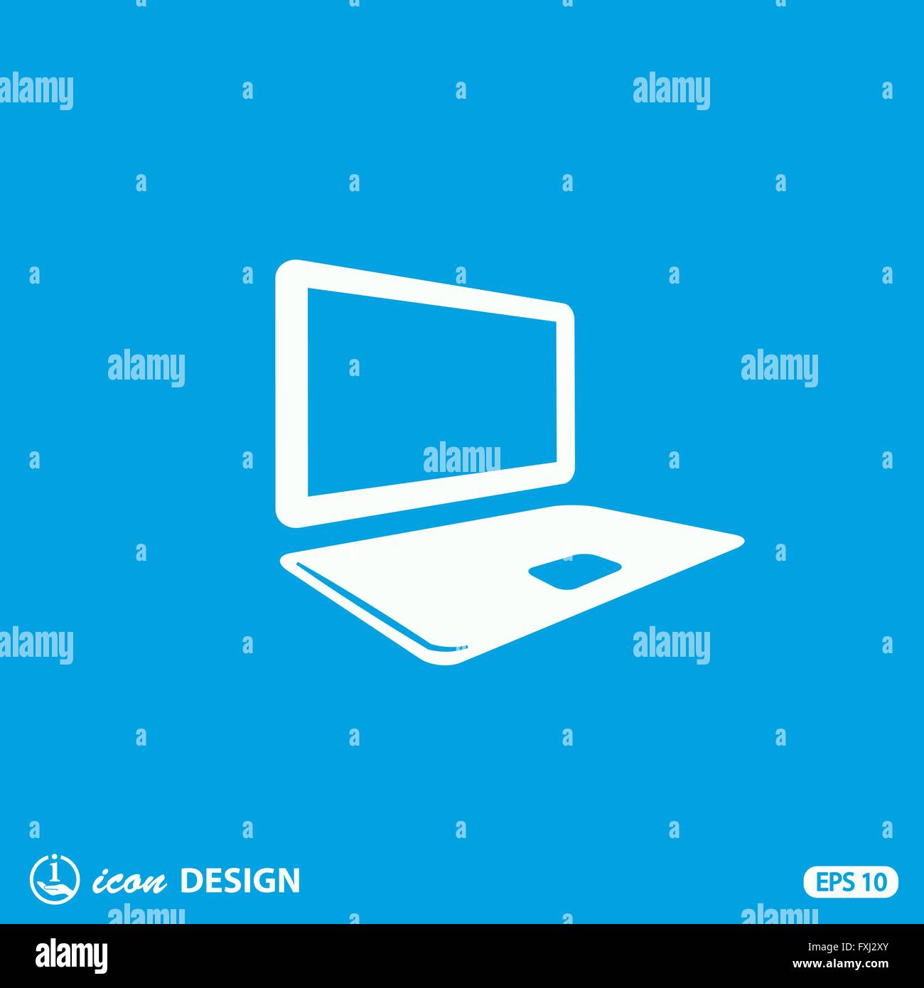 Pictograph of computer Stock Vector Image & Art - Alamy