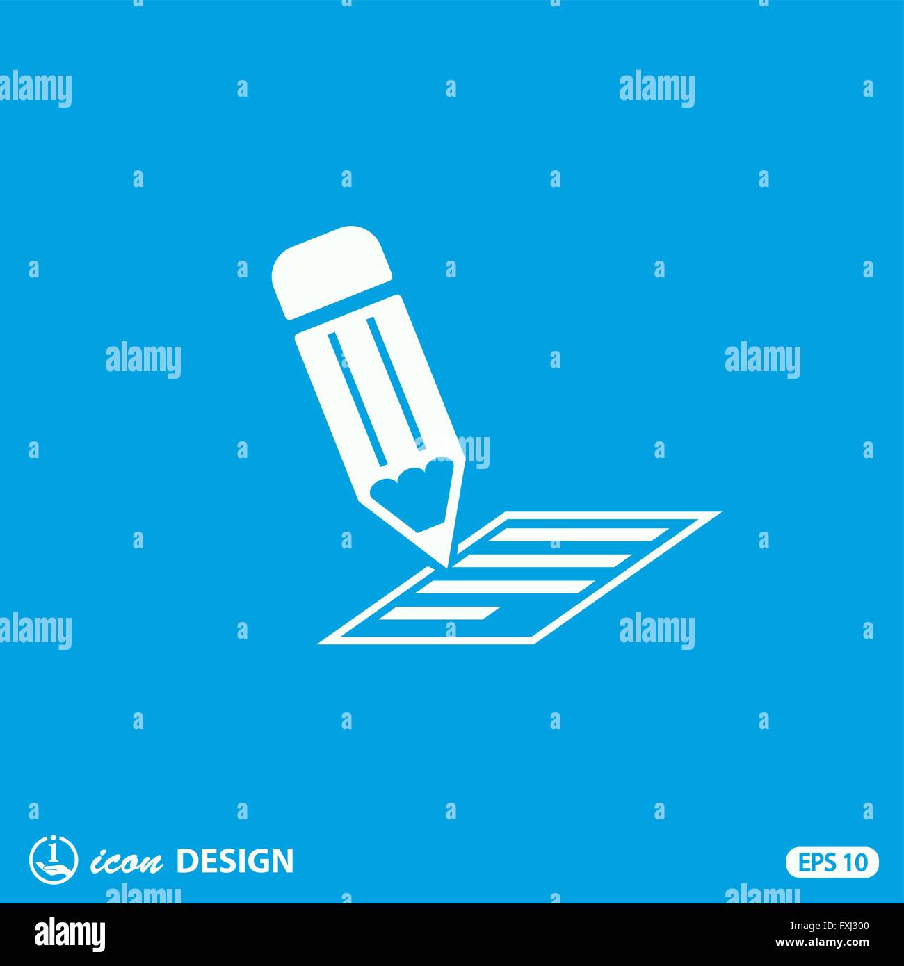 Pictograph of note Stock Vector Image & Art - Alamy
