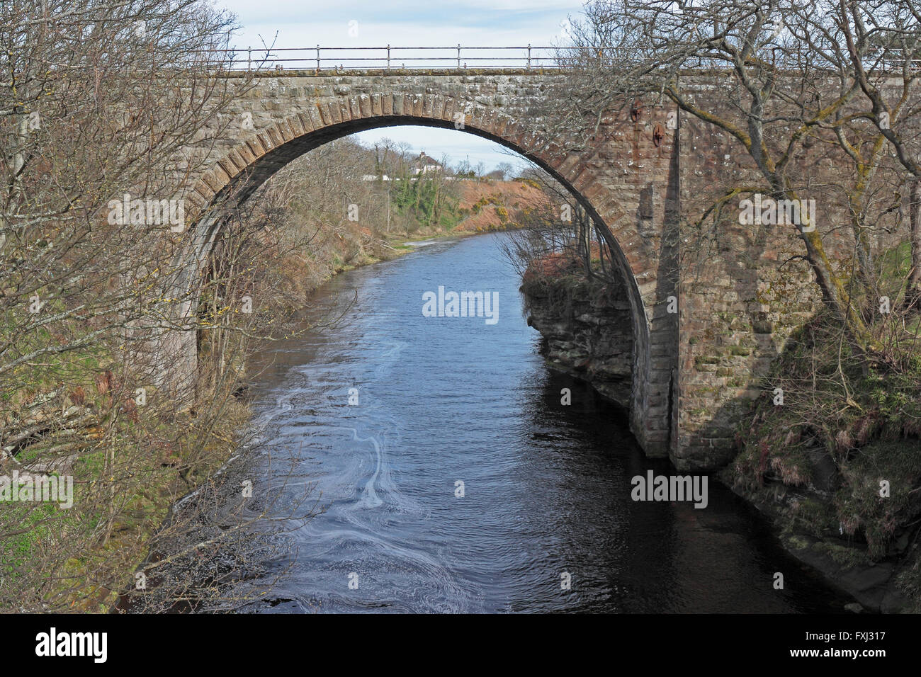 River Brora Railway Bridge Stock Photo - Alamy