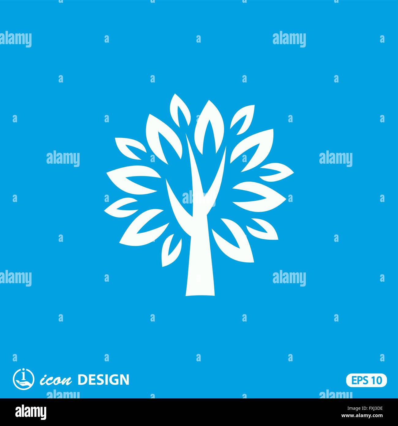 Pictograph of tree Stock Vector Image & Art - Alamy