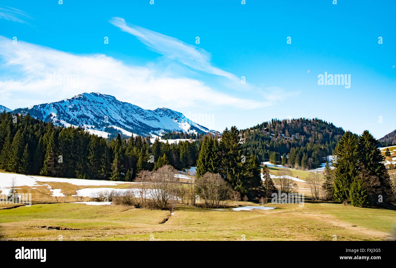 Amazing mountain landscape in Bavaria Stock Photo - Alamy