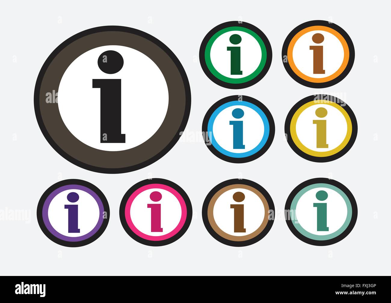 Information sign icon Stock Vector Image & Art - Alamy