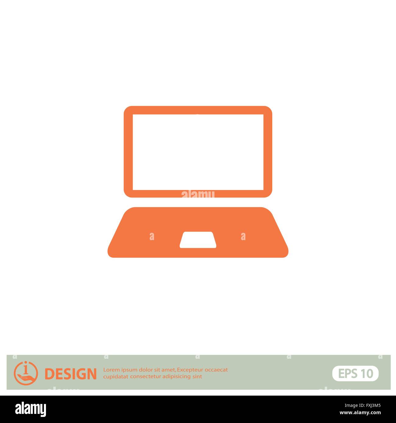 Pictograph of computer Stock Vector Image & Art - Alamy