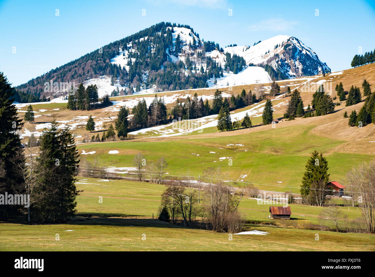 Amazing mountain landscape in Bavaria Stock Photo - Alamy