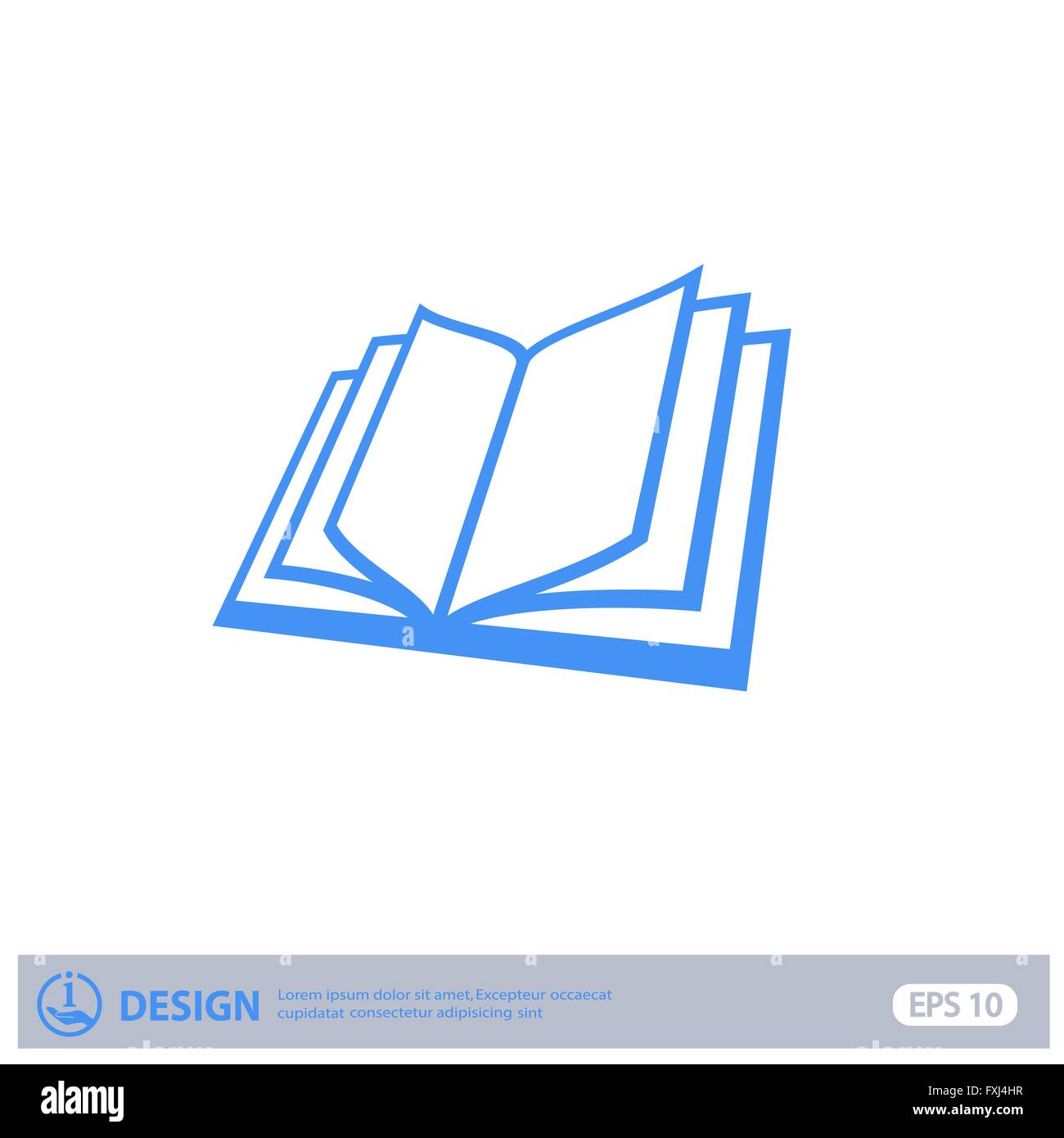 Pictograph of book Stock Vector Image & Art - Alamy