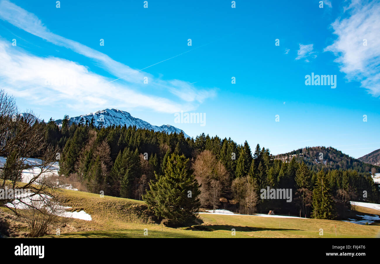 Amazing mountain landscape in Bavaria Stock Photo - Alamy