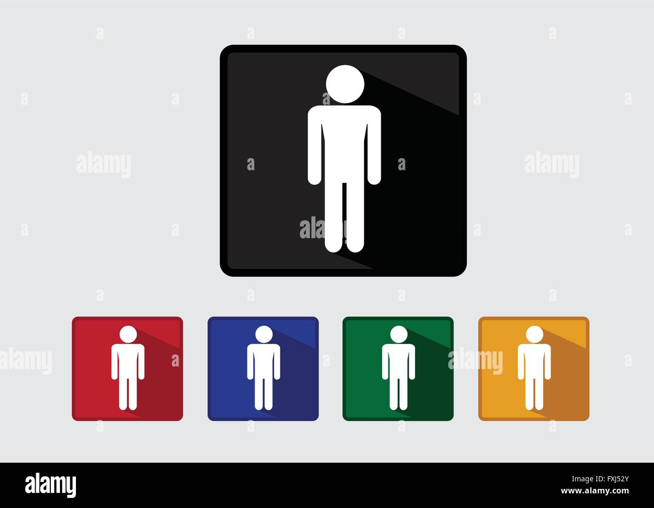 Pictogram People icons for web mobile applications and people signs ...