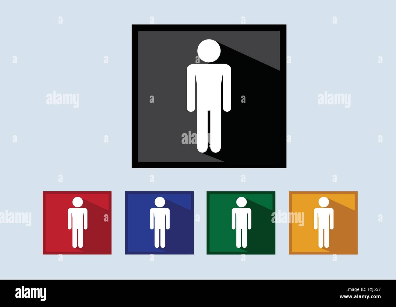 Pictogram People icons for web mobile applications and people signs ...