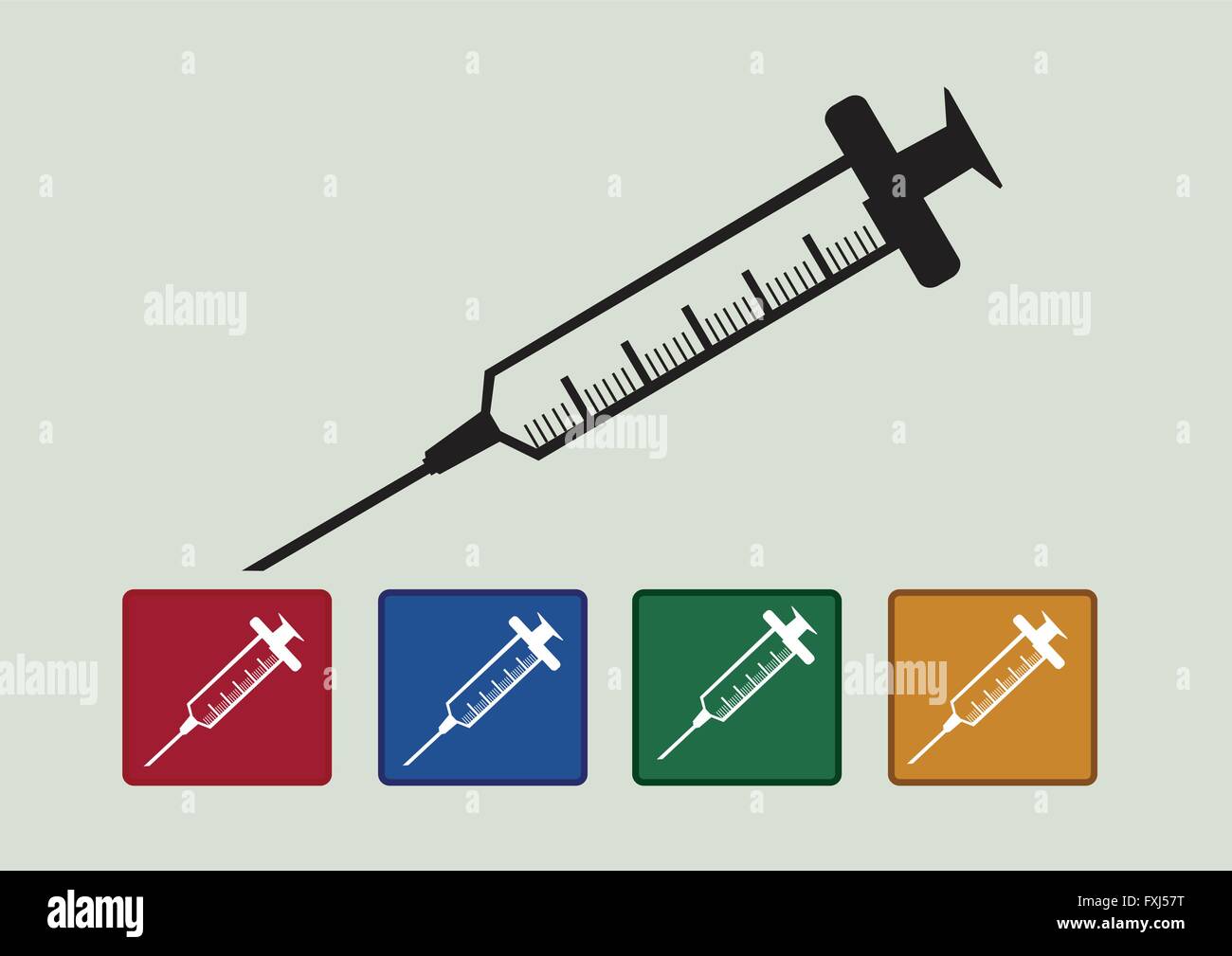 syringe icons set Stock Vector Image & Art - Alamy