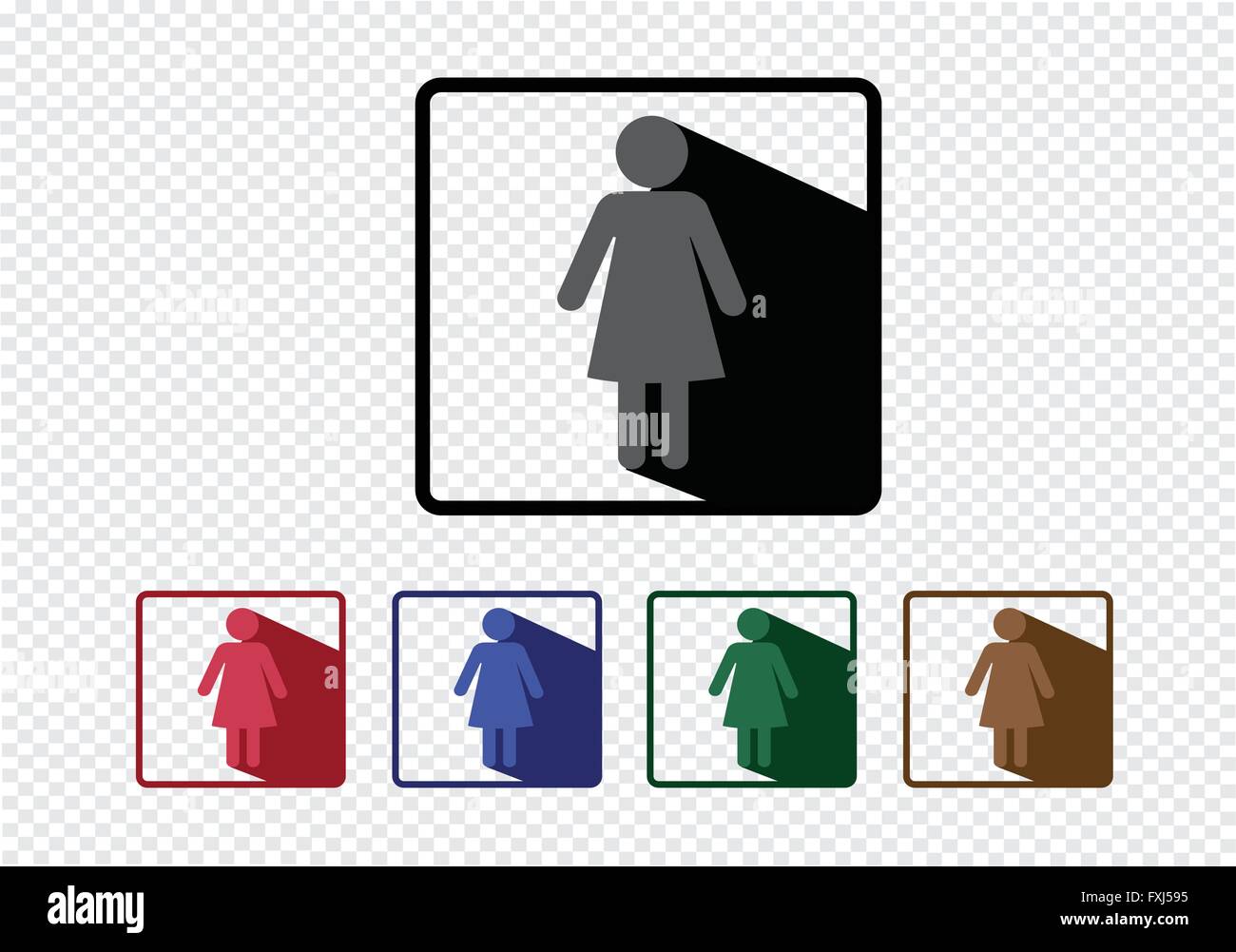 Pictogram People icons for web mobile applications and people signs ...