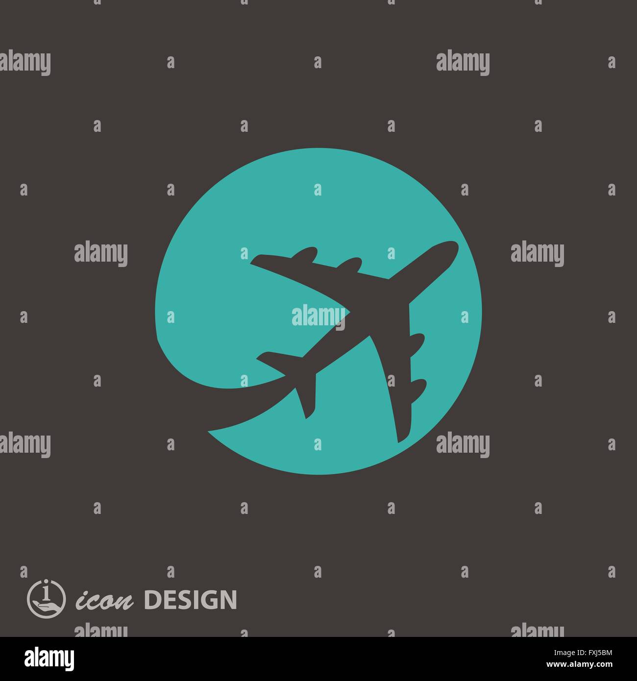 Pictograph of airplane Stock Vector Image & Art - Alamy