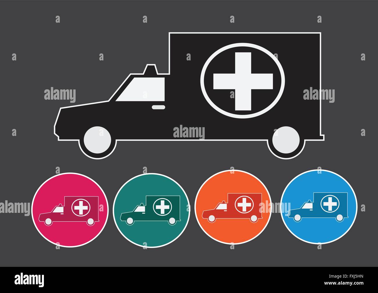 ambulance car sign medical Stock Vector Image & Art - Alamy