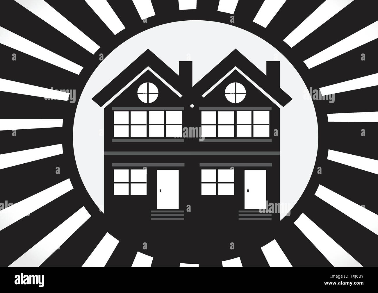 Home icon and Real estate concept Stock Vector Image & Art - Alamy