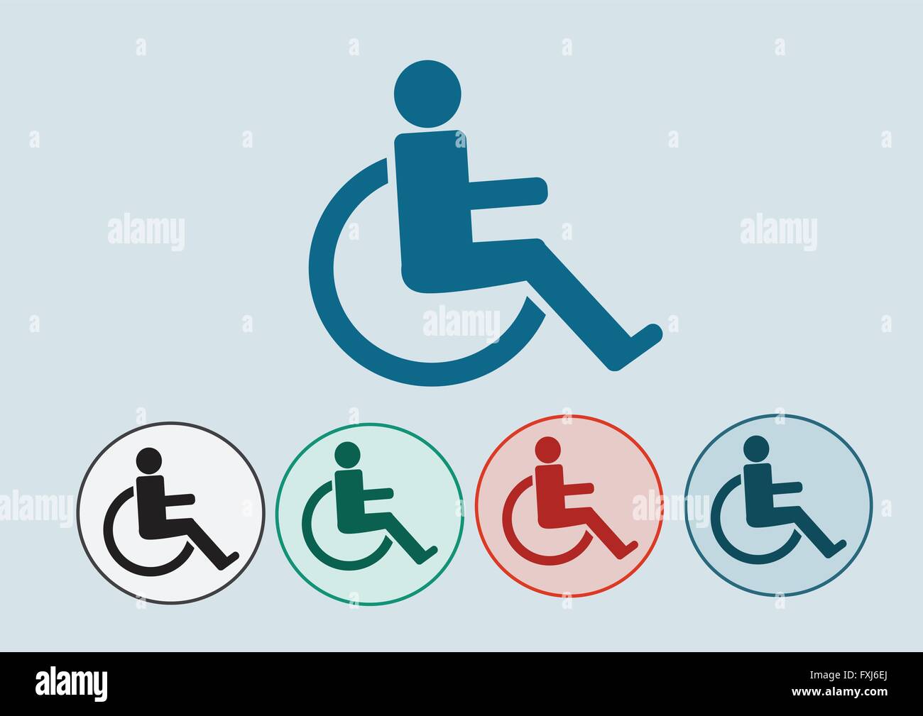 Wheelchair Handicap Icon design Stock Vector Image & Art - Alamy