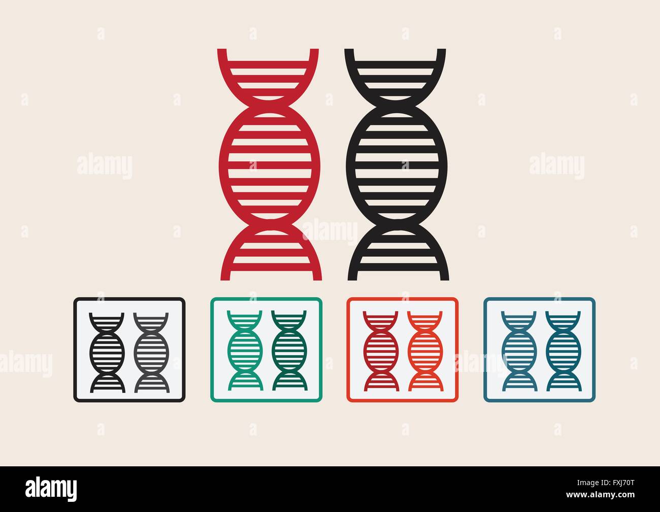 Dna sign synbol icon Stock Vector Image & Art - Alamy