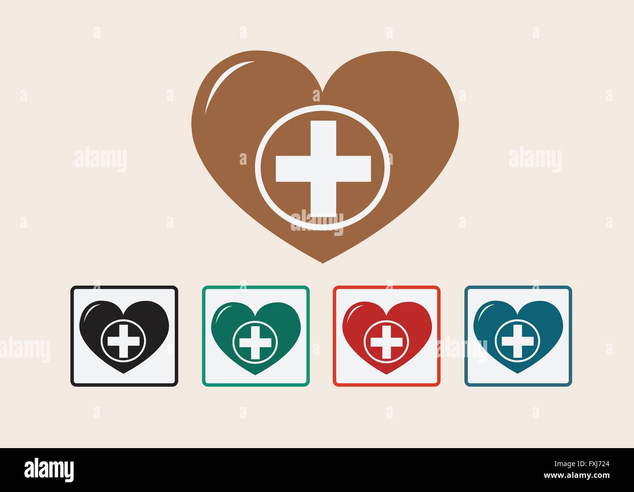 Heart Medical icon Stock Vector Image & Art - Alamy