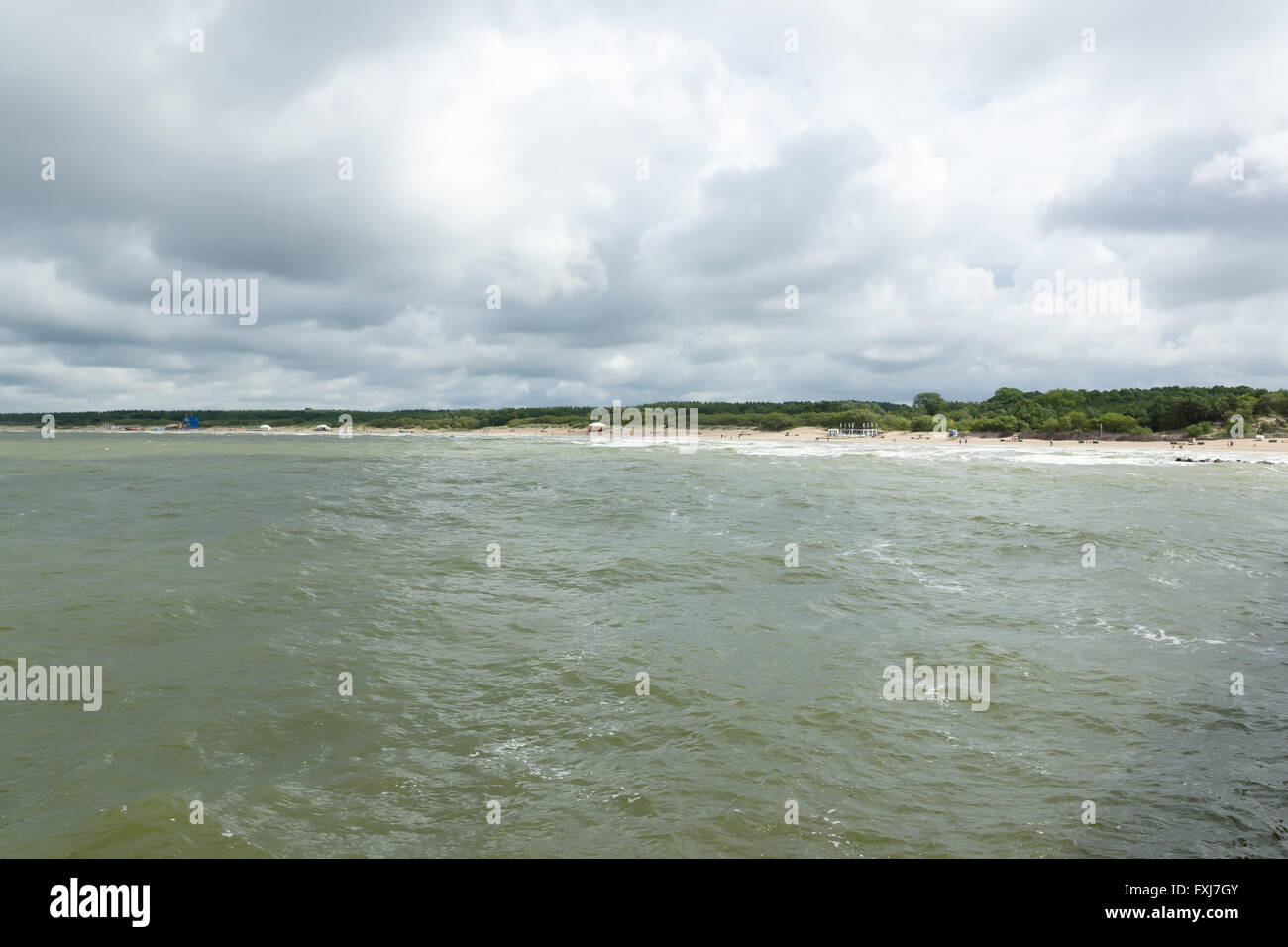 Storm big waves hi-res stock photography and images - Alamy