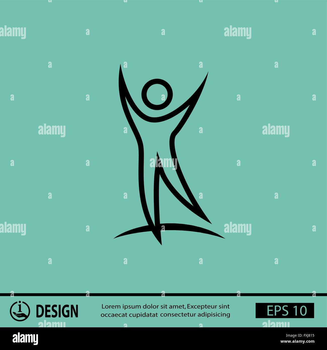 Pictograph of success people Stock Vector Image & Art - Alamy