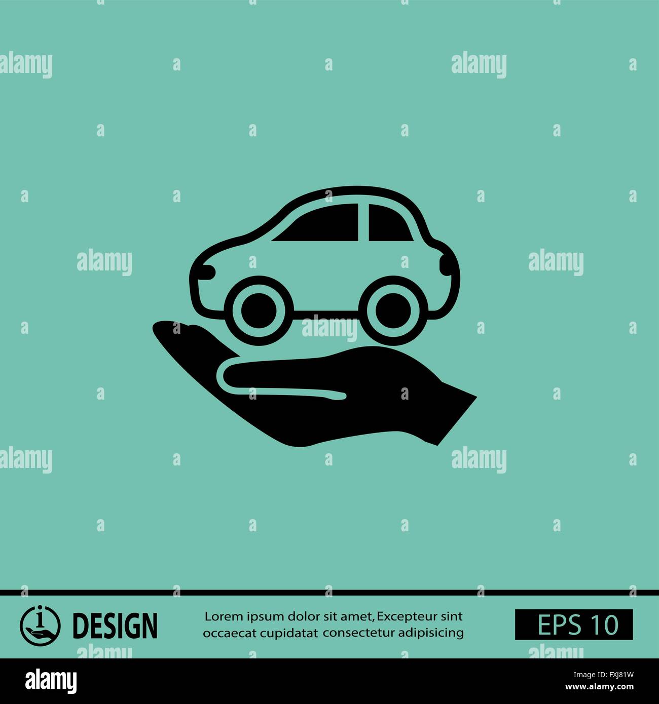 Pictograph of car Stock Vector Image & Art - Alamy