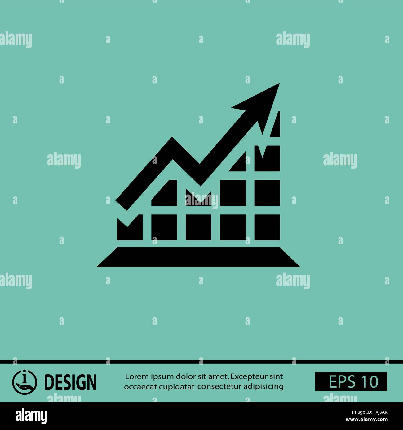 Pictograph of graph Stock Vector Image & Art - Alamy