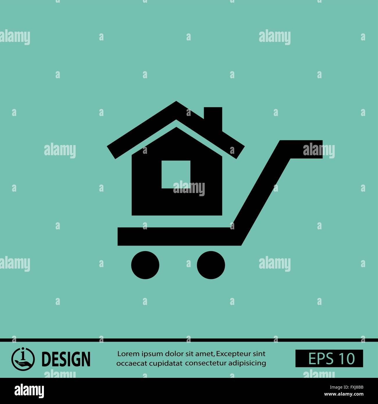 Pictograph of home Stock Vector Image & Art - Alamy