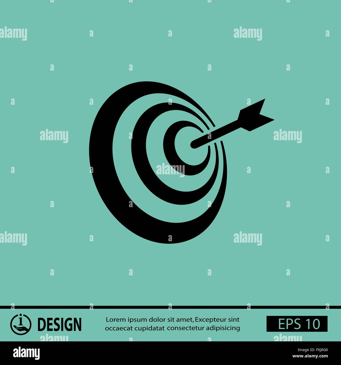 Pictograph of target Stock Vector Image & Art - Alamy