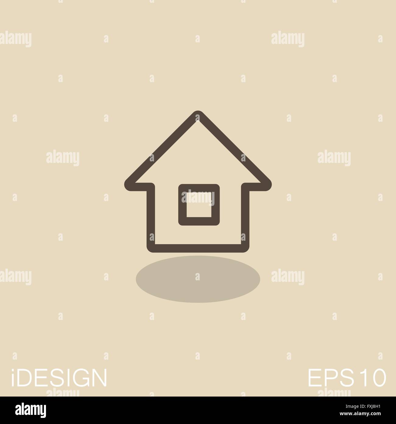 Pictograph of home Stock Vector Image & Art - Alamy