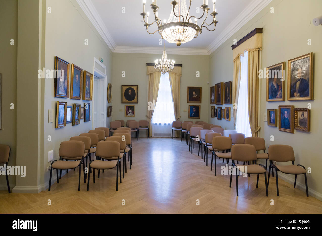 Palanga, Lithuania - August 1, 2015: the exhibits in the museum of ...