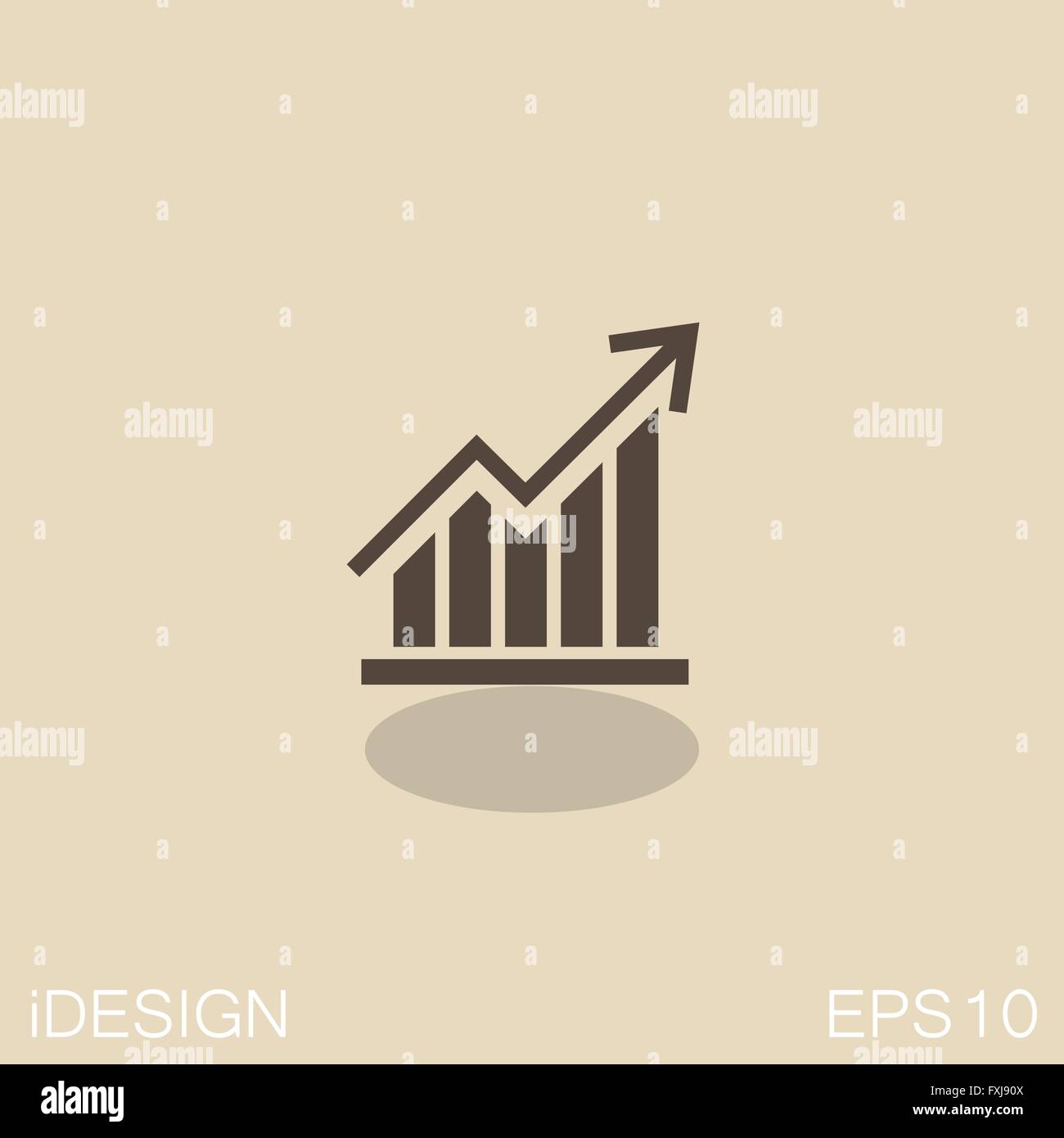 Pictograph of graph Stock Vector Image & Art - Alamy