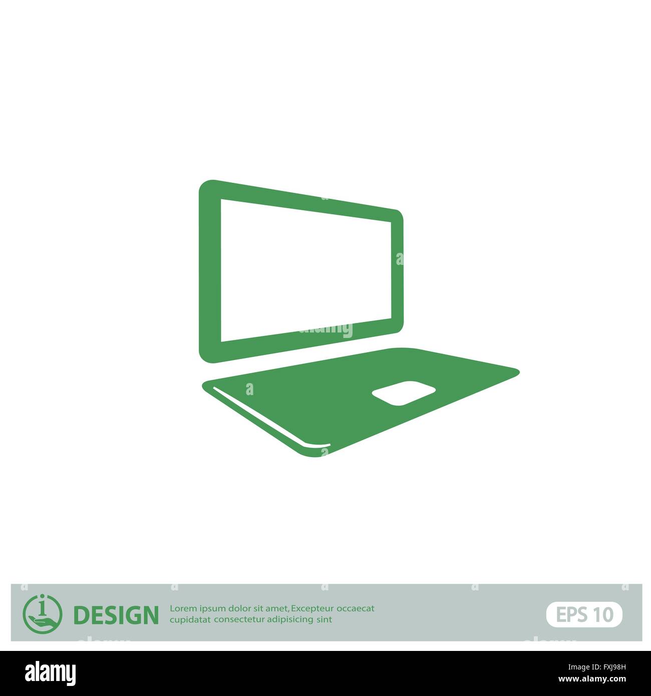 Pictograph of computer Stock Vector Image & Art - Alamy