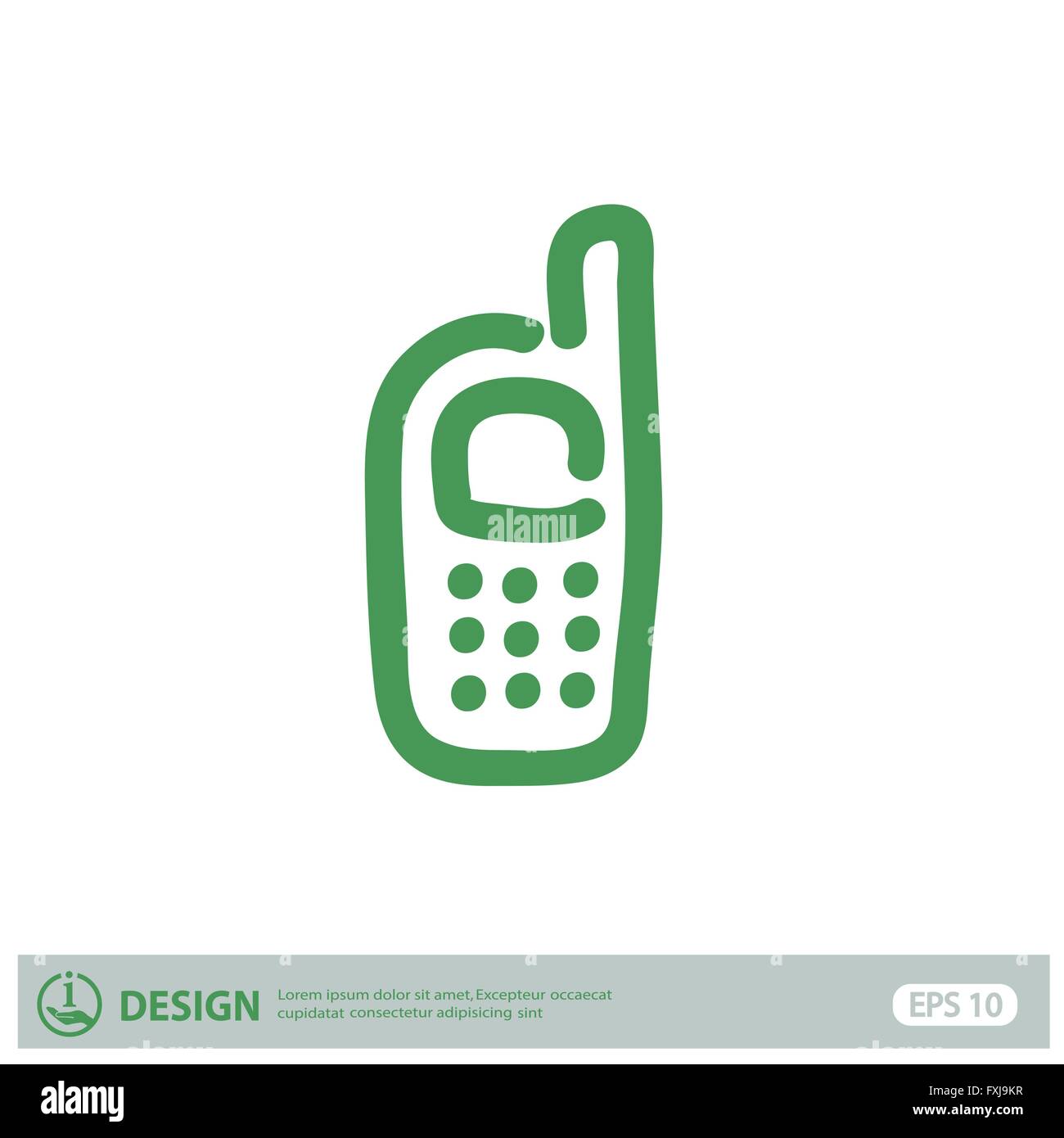 Pictograph of mobile Stock Vector Image & Art - Alamy