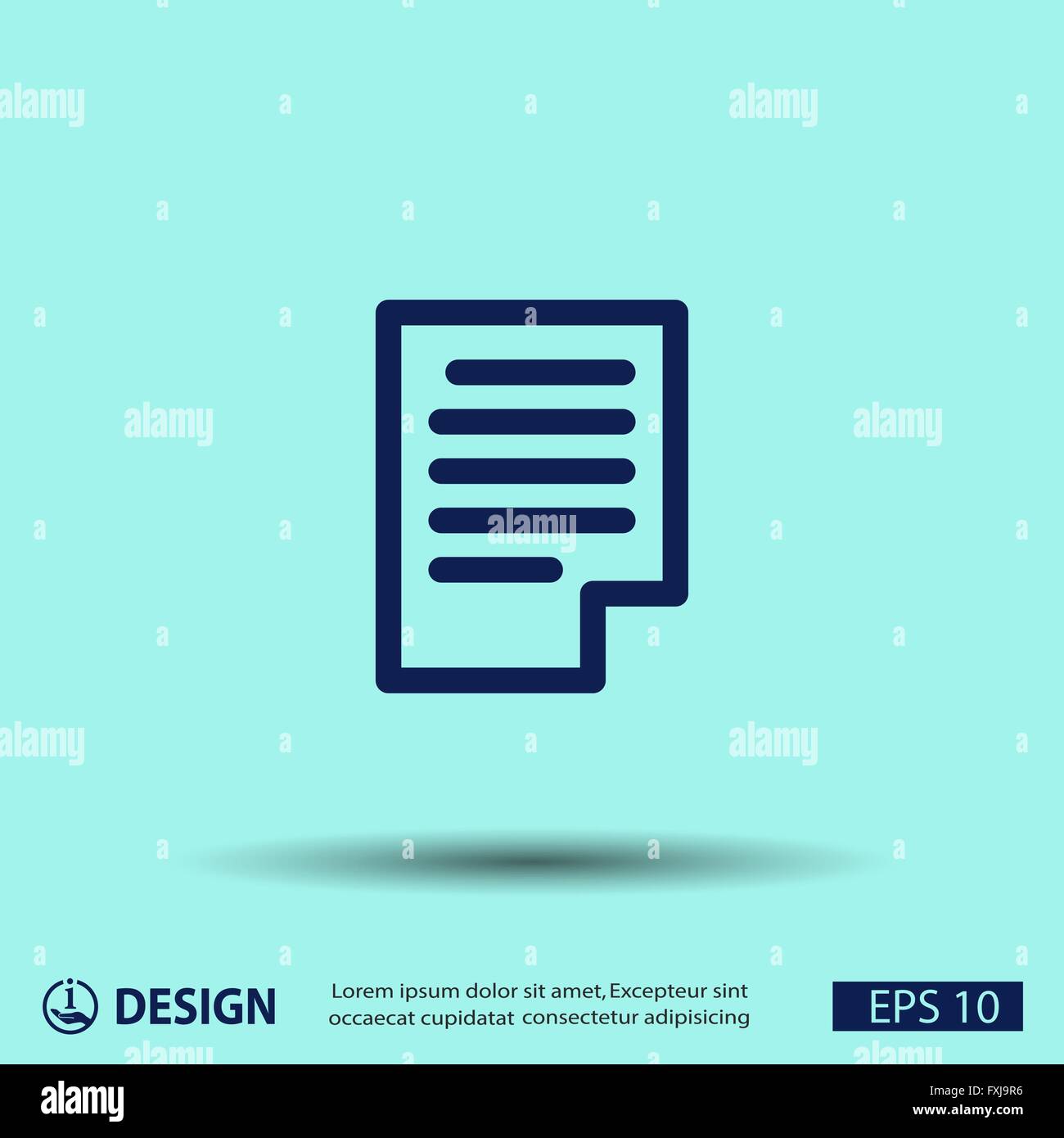 Pictograph of page Stock Vector Image & Art - Alamy