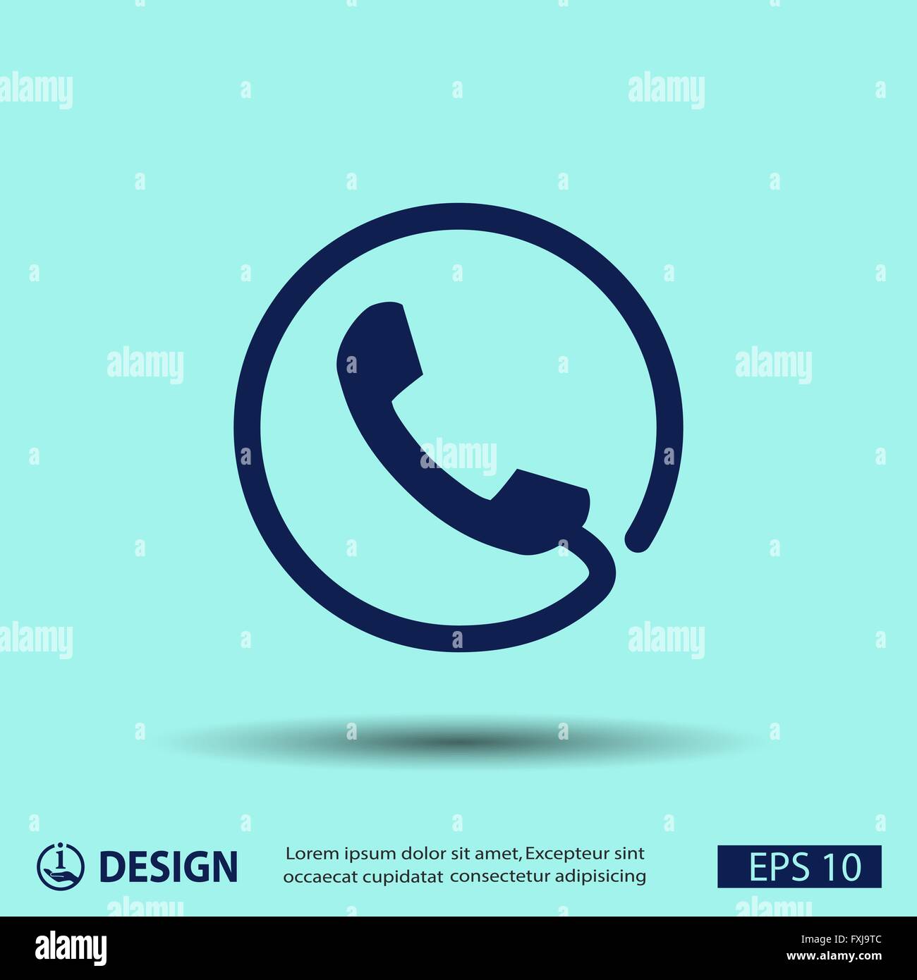 Pictograph of phone Stock Vector Image & Art - Alamy