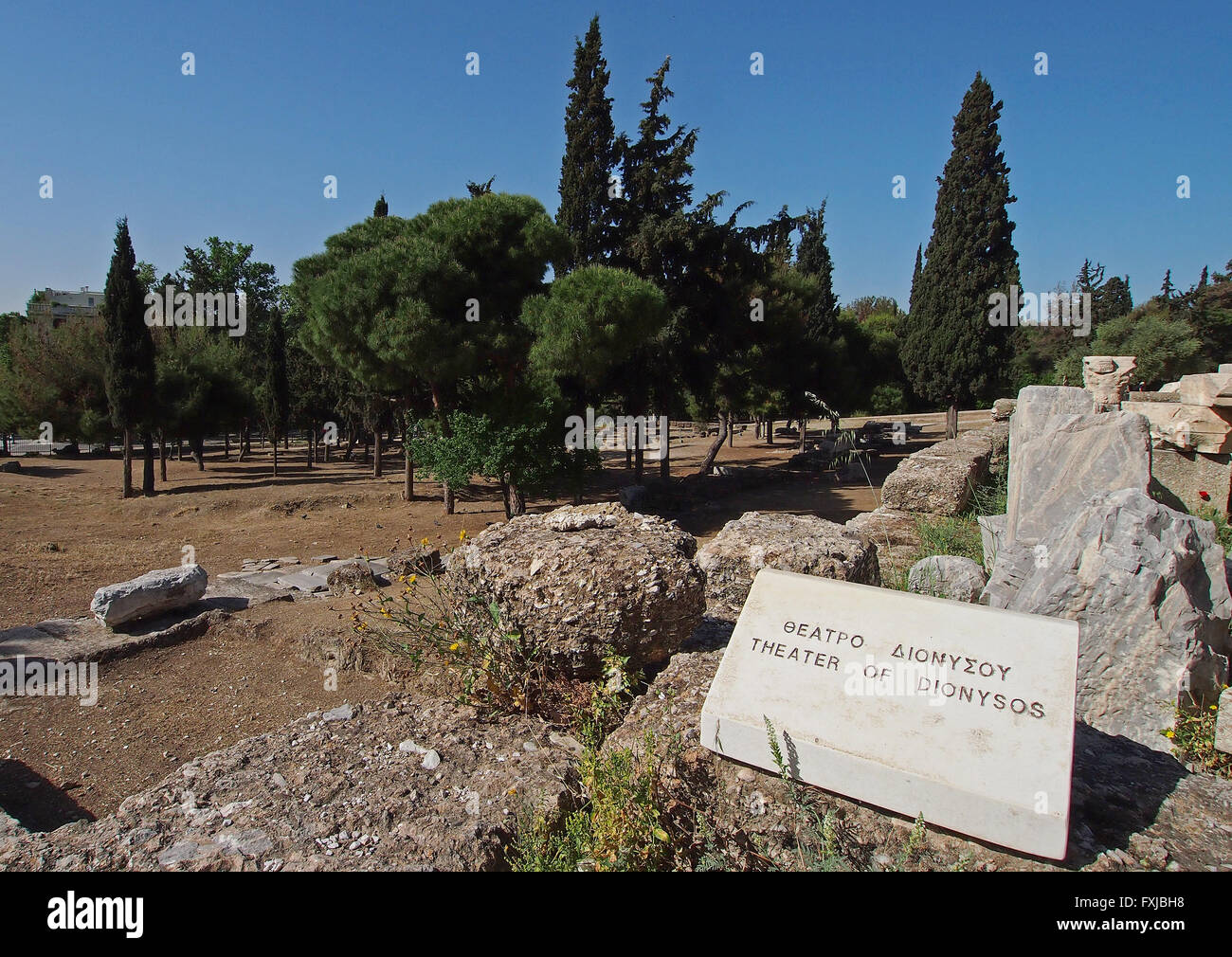 Theater of Dionysus at the foot of the south slope Athenian Acropolis ...