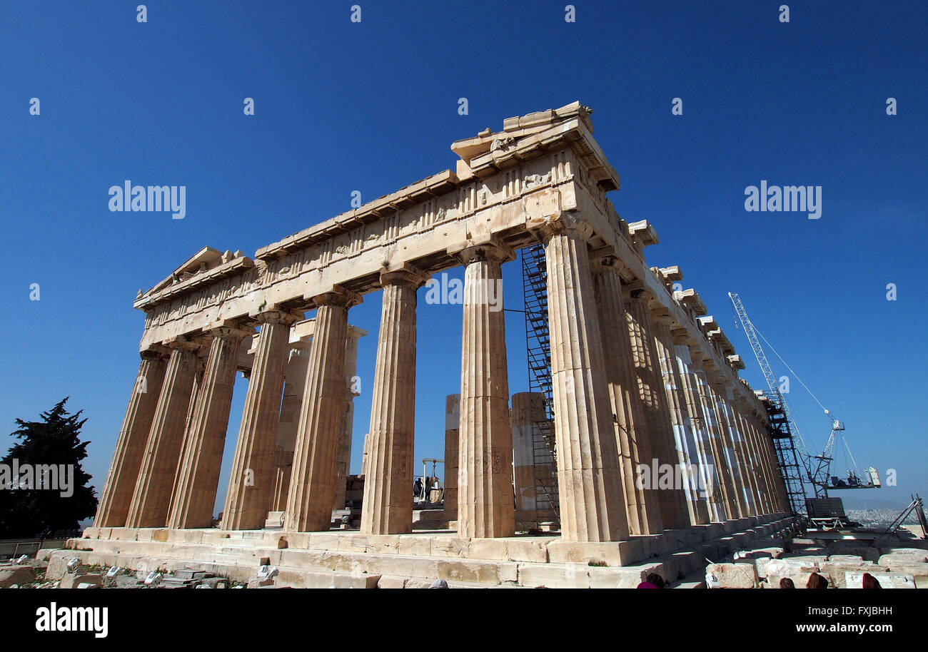 Restoration of the parthenon hi-res stock photography and images - Alamy