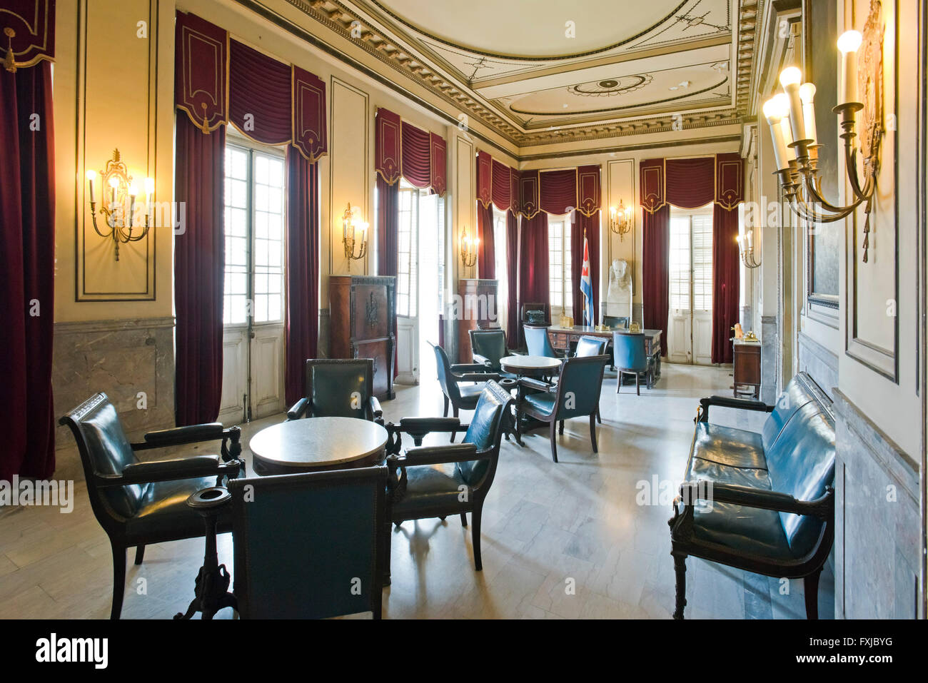 Horizontal view of the President's office inside the Revolutionary ...