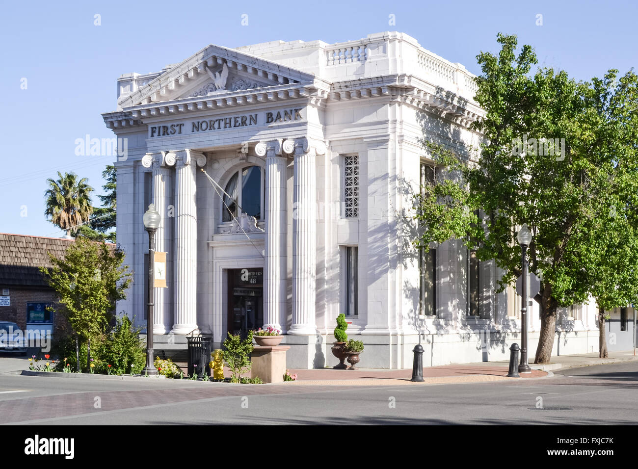Winters' famous First Northern Bank is a community bank Stock Photo - Alamy