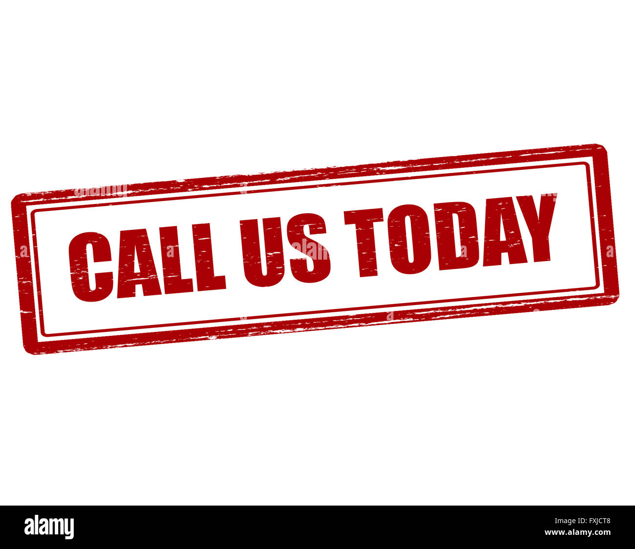 Rubber stamp with text call us today inside, vector illustration Stock ...