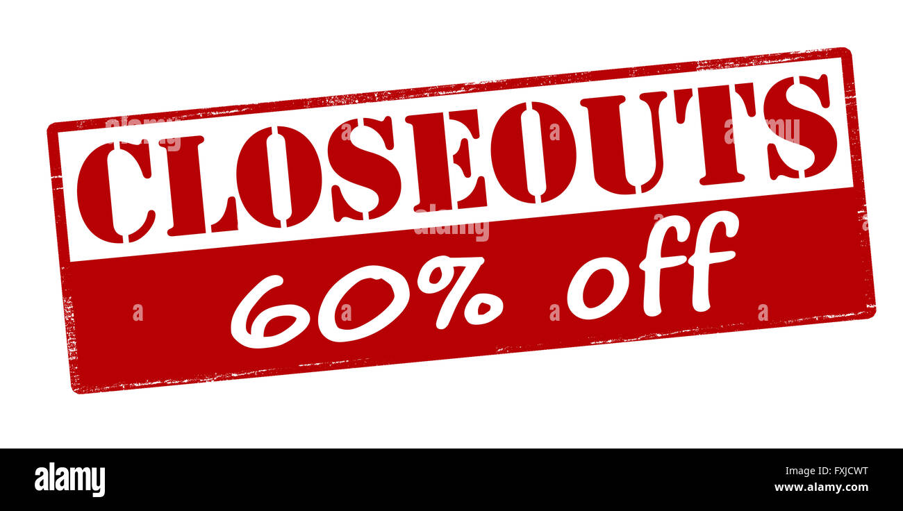 Closeouts hi-res stock photography and images - Alamy