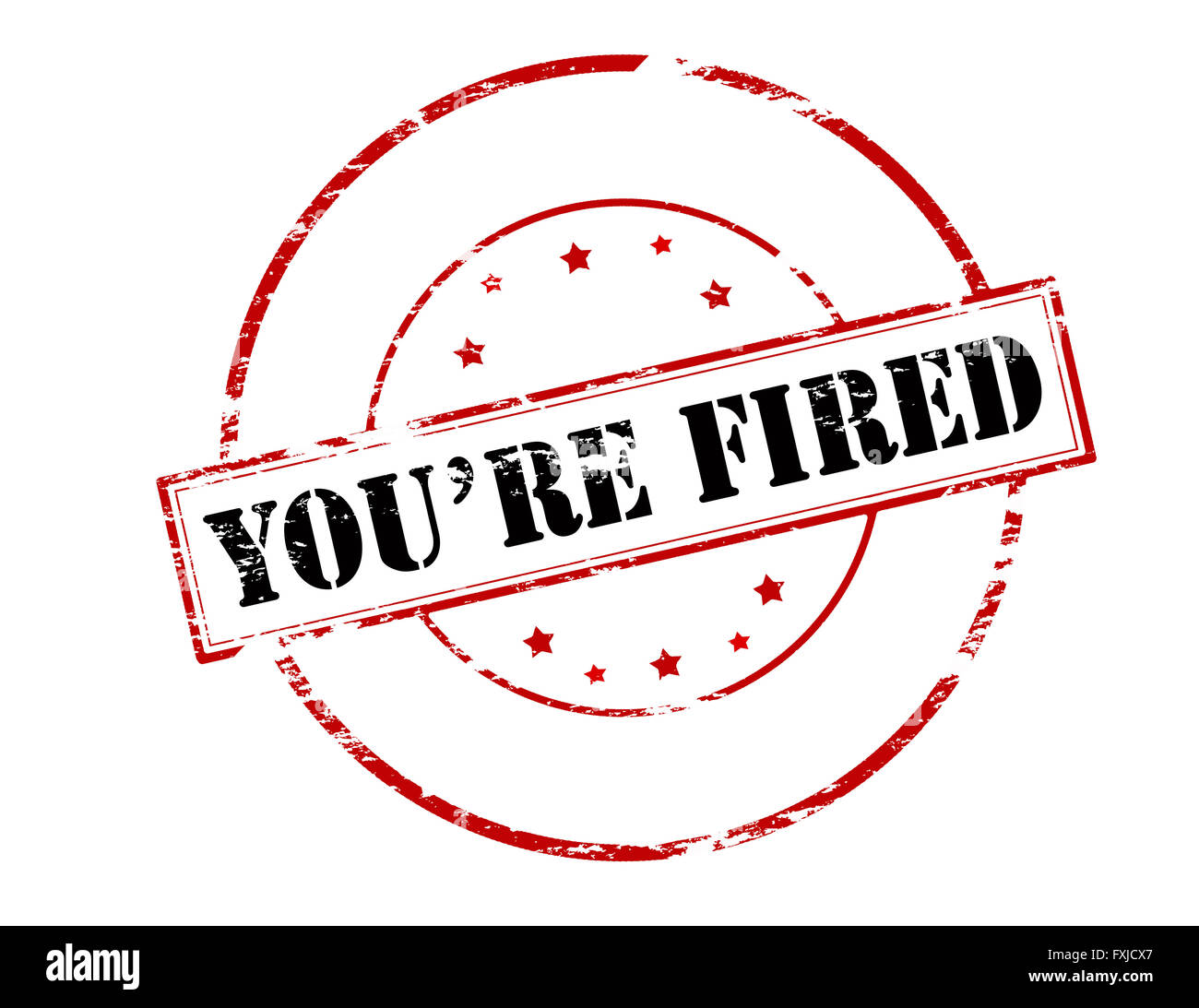 Your are fired vector hi-res stock photography and images - Alamy