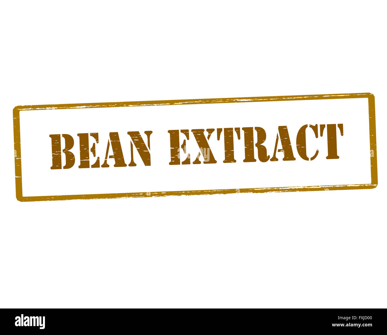Rubber stamp with text bean extract inside, vector illustration Stock ...
