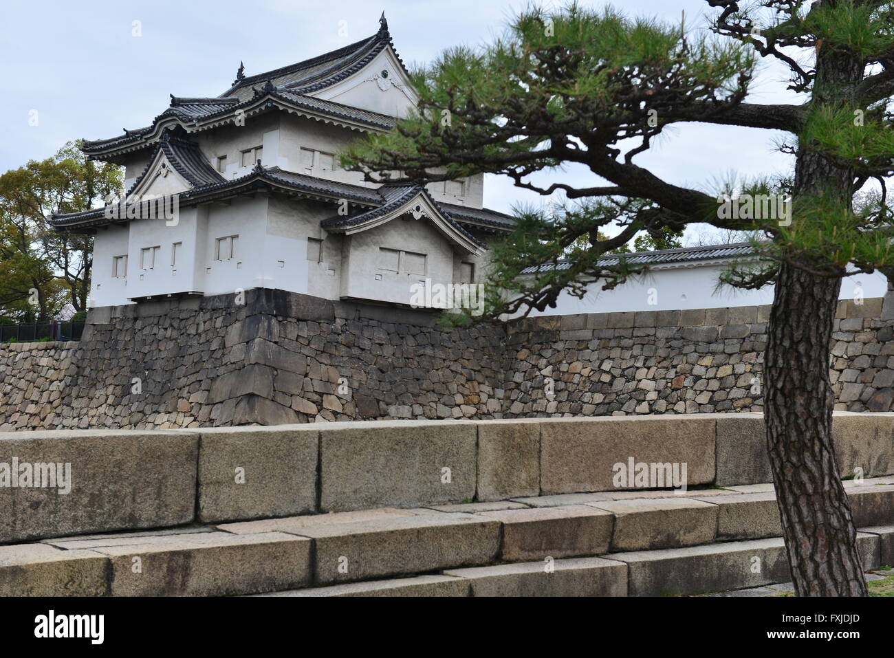 Moat at Osaka Castle, Osaka, Japan Stock Photo - Alamy