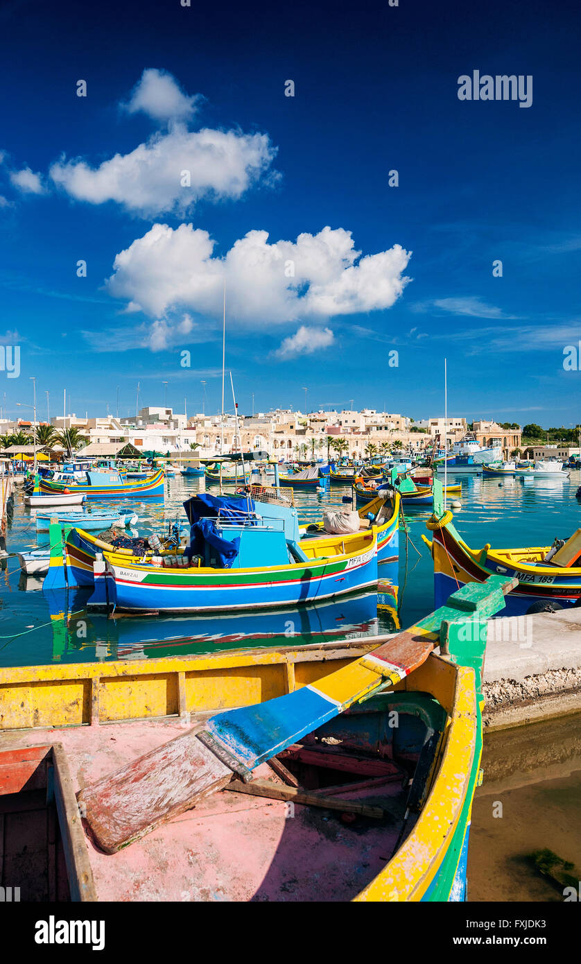 Colourful traditional maltese fishing hi-res stock photography and ...