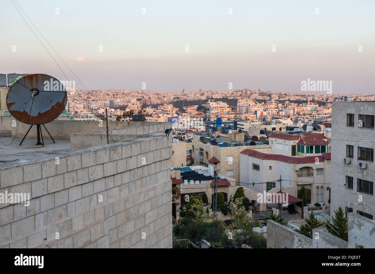Aerial view in Amman city, capital of Jordan Stock Photo - Alamy
